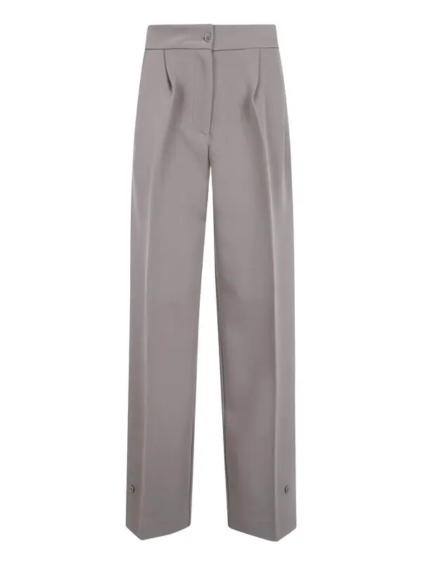 THE FRANKIE SHOP Doyer Pleated Trousers - Beige