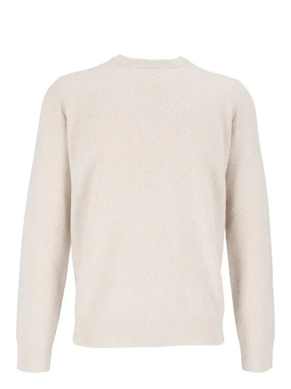 Peserico Textured-knit Sweater - White
