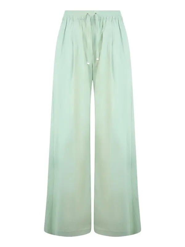 Herno Drawstring Wide-leg Trousers - Light Green