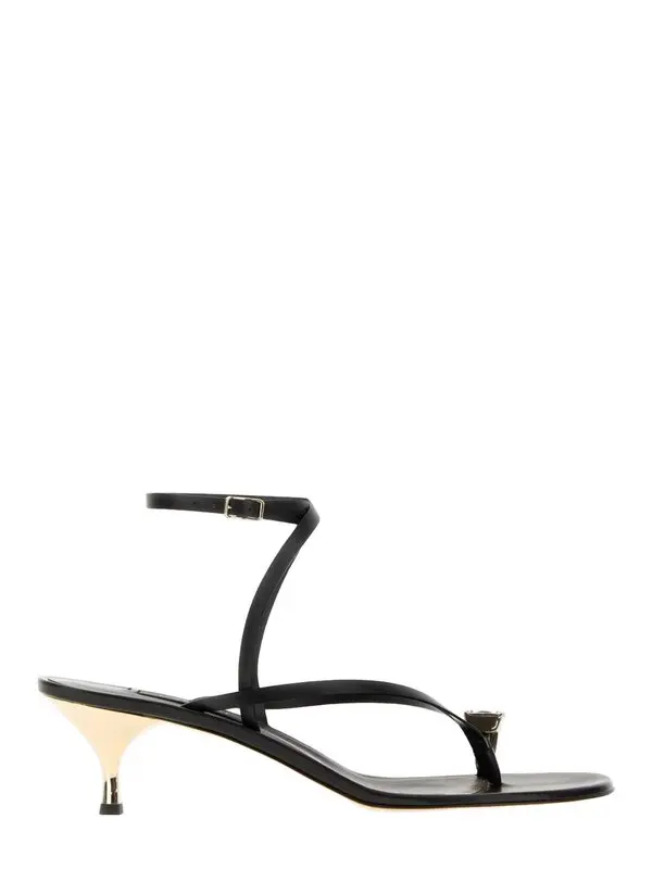 Casadei Embellished Heeled Sandals - Black