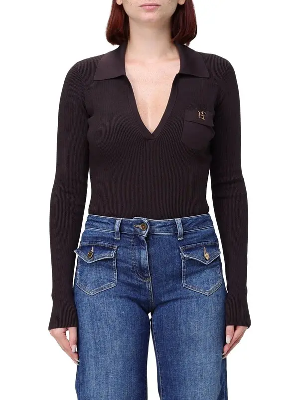 Elisabetta Franchi Top - Brown