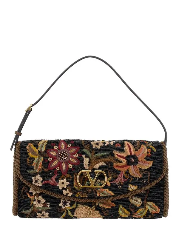 Valentino Garavani Embellished Shoulder Bag - Multicolor