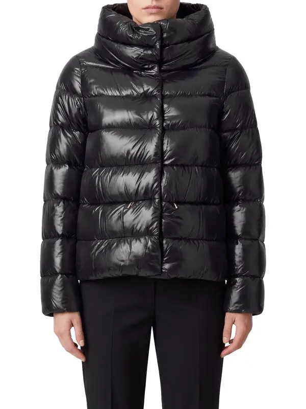 Herno Short Quilted Ultralight Down Jacket - Black