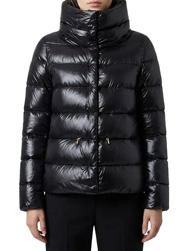 Herno Short Quilted Ultralight Down Jacket - Silver