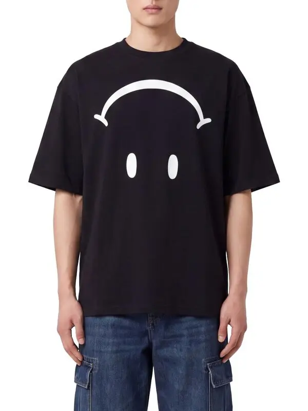 Moschino Relaxed Fit Cotton T-shirt With Graphic Print - White