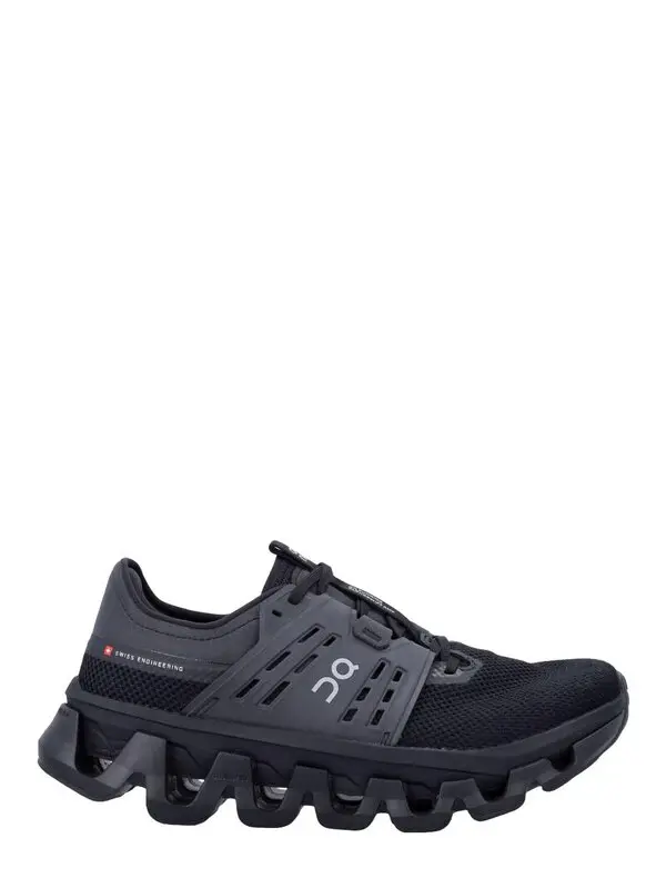 On Cloudswift Amp Recycled Polyester Sneakers With Cushioned Sole - Black