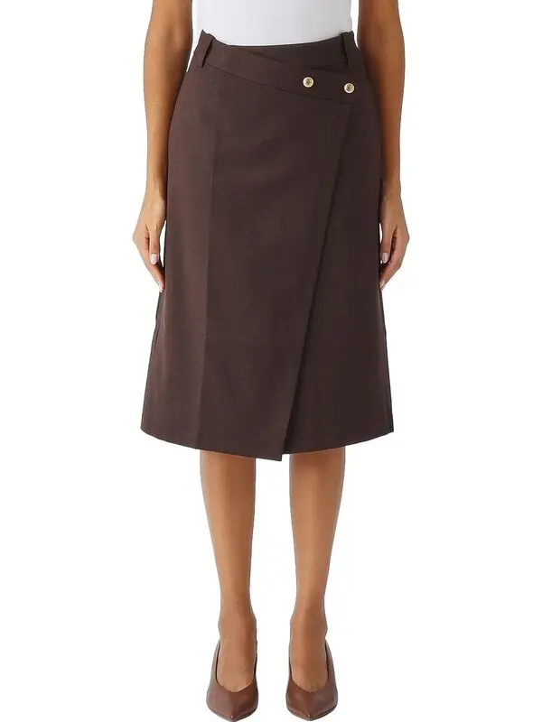 Pinko Midi Skirt - Brown