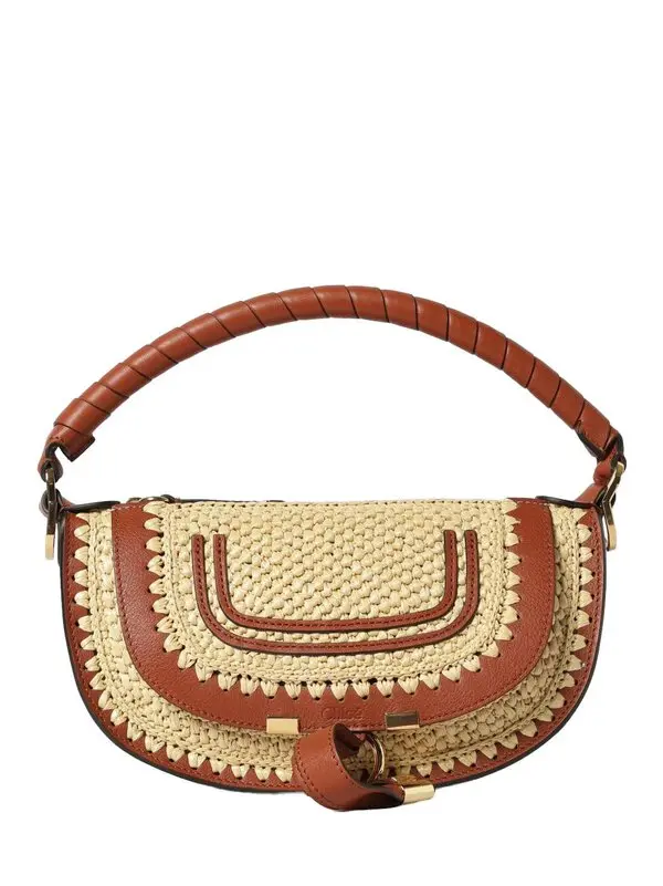 Chloé Woody Medium Tote Bag - Beige
