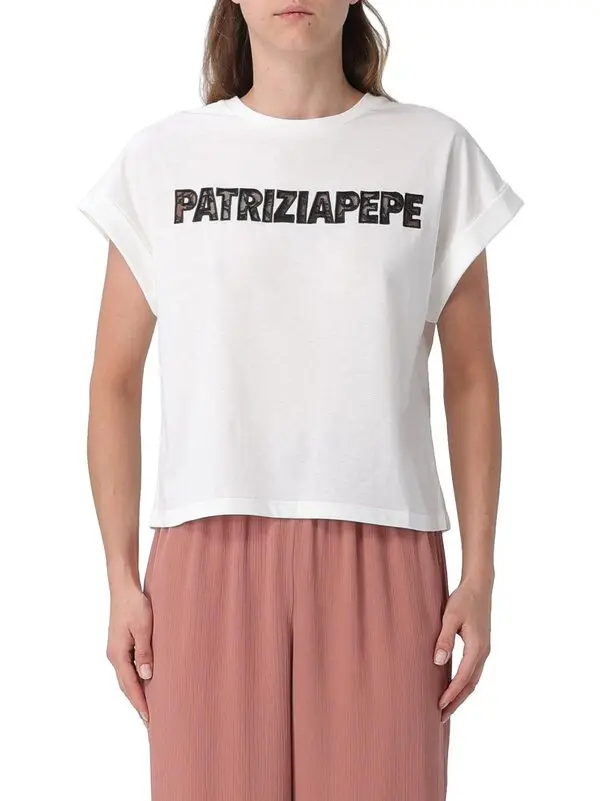 Patrizia Pepe Logo T-shirt - White