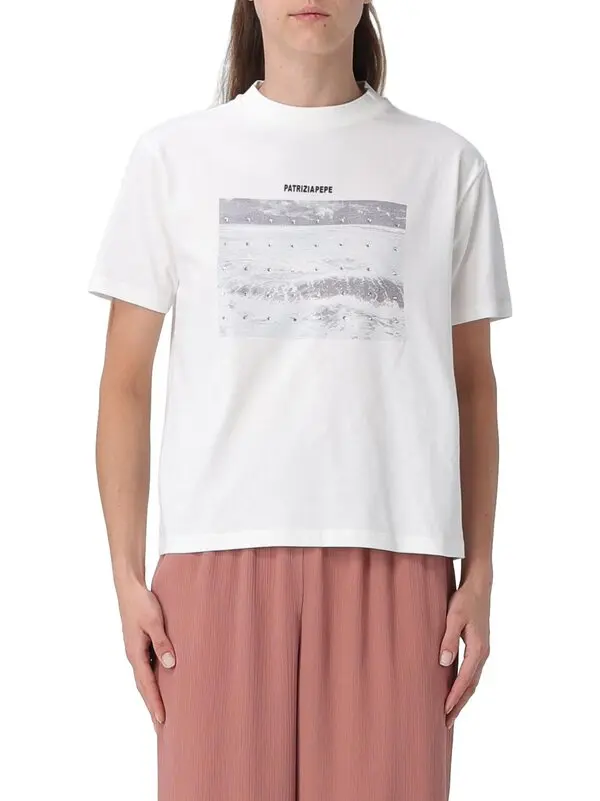 Patrizia Pepe T-shirt With Graphic Print - White