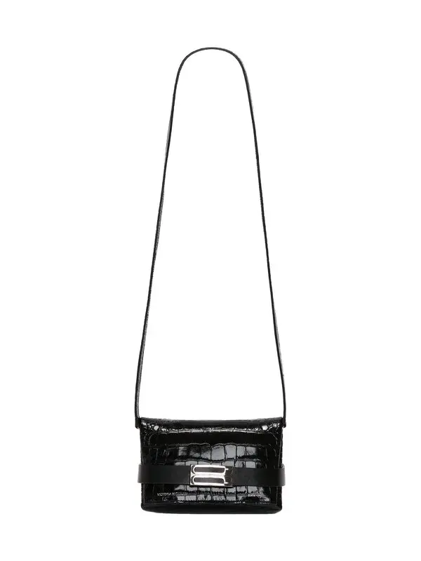 Victoria Beckham Mini B Pouch Bag - Black
