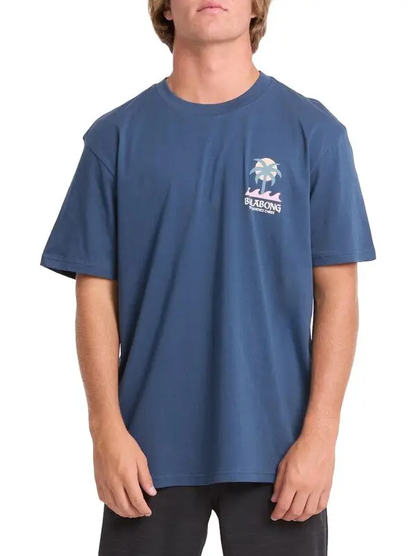 BILLABONG Portal Graphic T-shirt - Dark Denim