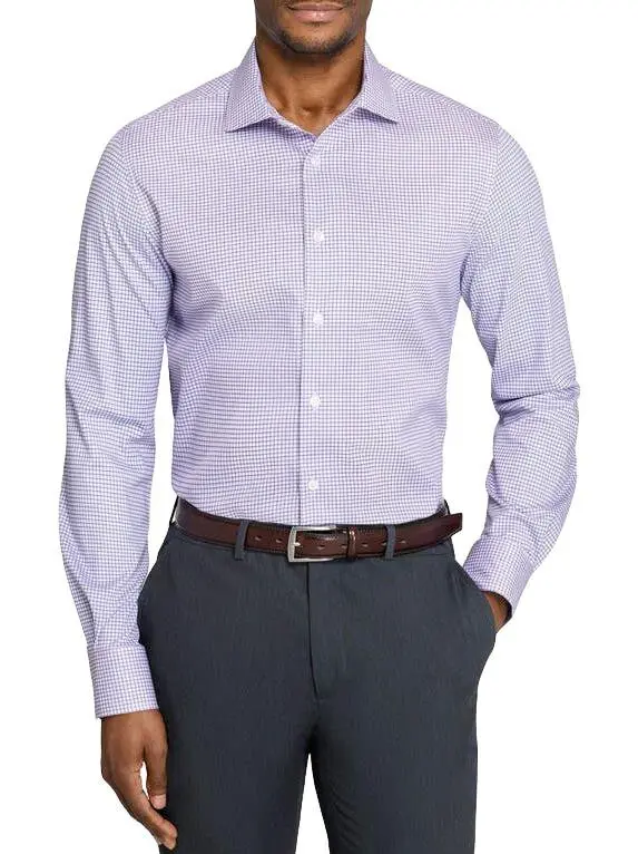 W.R.K Slim Fit Check Reworked Button-up Shirt - White/pink