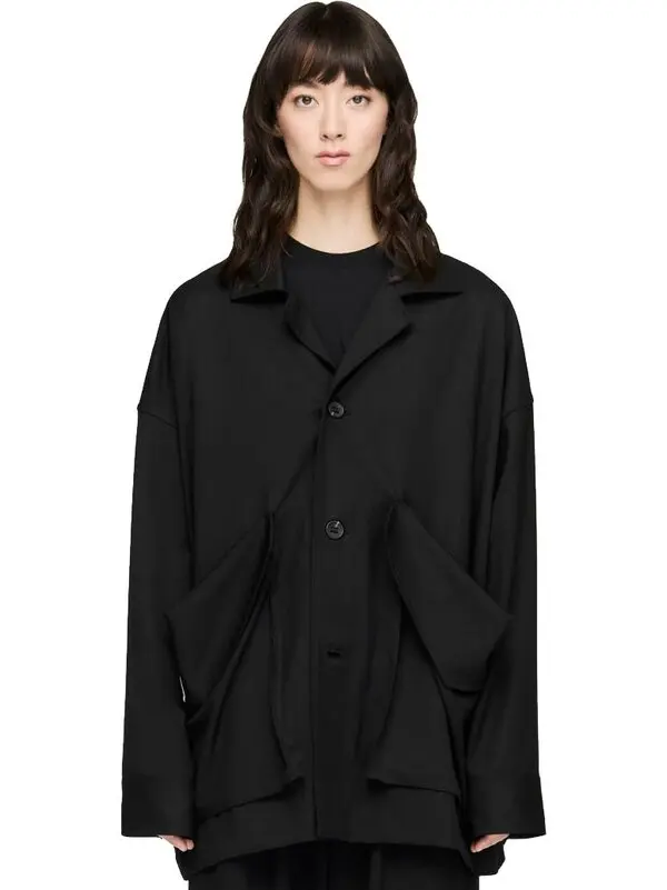 Adidas Y-3 Wool Chore Coat - Black