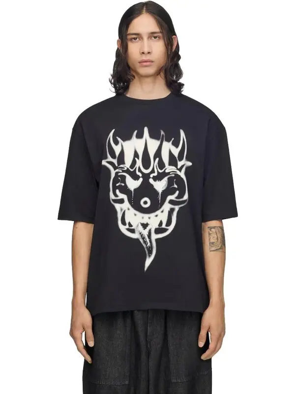 Adidas Y-3 Chito Graphic Short Sleeve Tee - Black