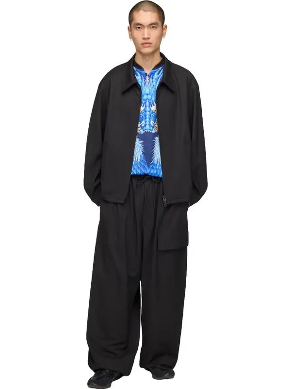 Adidas Y-3 Wool Tailored Blouson Jacket - Black