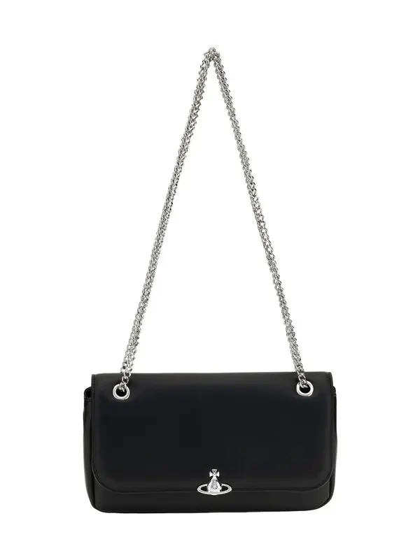 VIVIENNE WESTWOOD Chain Crossbody Bag - Black