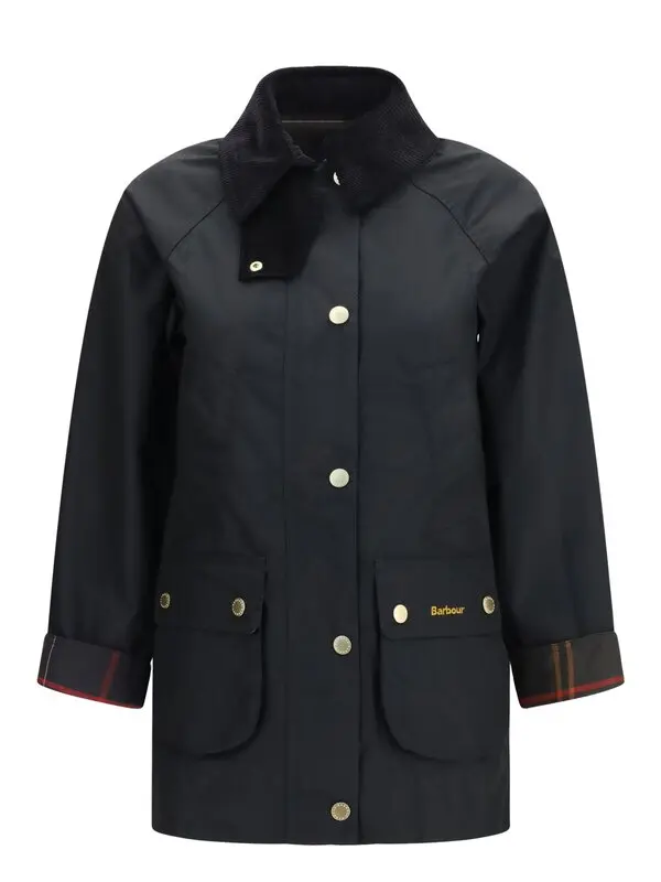 Barbour Modern Beadnell Wax Jacket - Black
