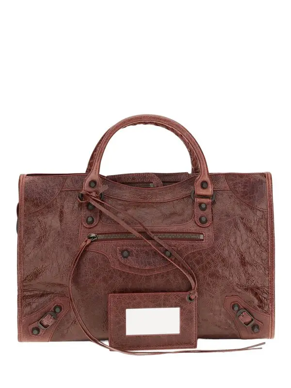 Balenciaga Le City Medium Handbag - Bordeaux