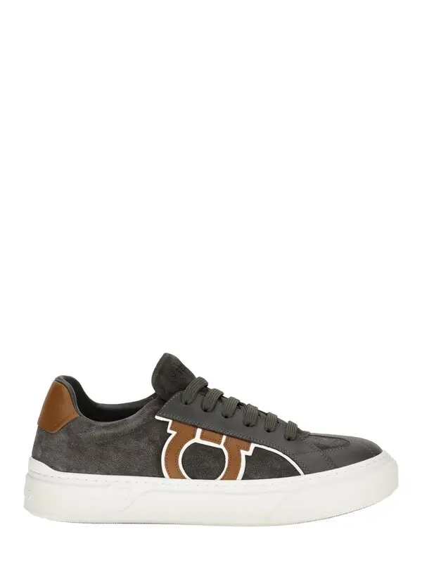 FERRAGAMO Gancini Sneakers - Grey
