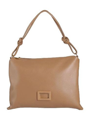 MARC ELLIS Camel Leather Handbag - Beige