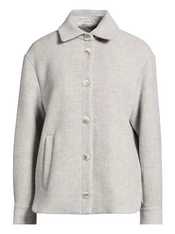 Peserico Virgin Wool Blend Flannel Overshirt - Grey