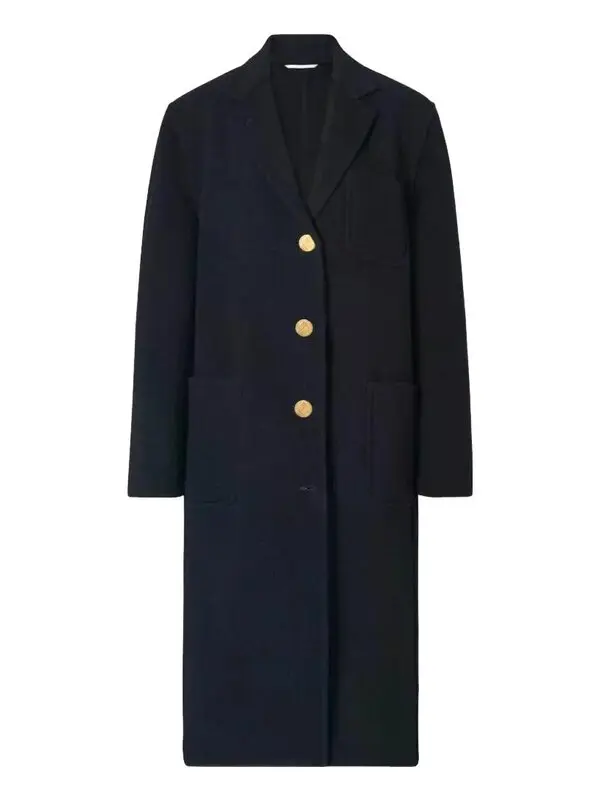 Thom Browne Chest-pocket Wool Coat - Blue