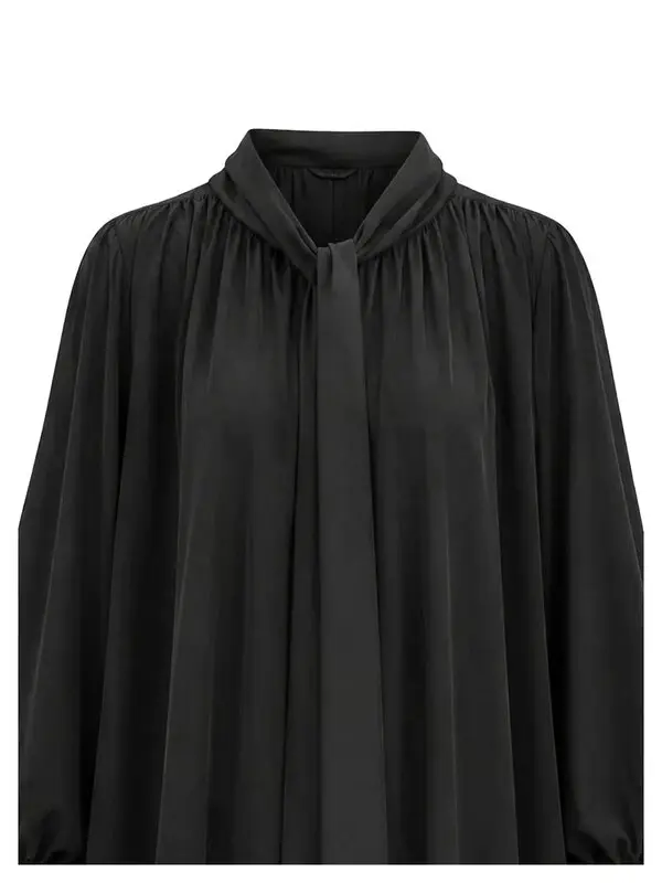 Chloé Draped Asymmetric Dress - Black