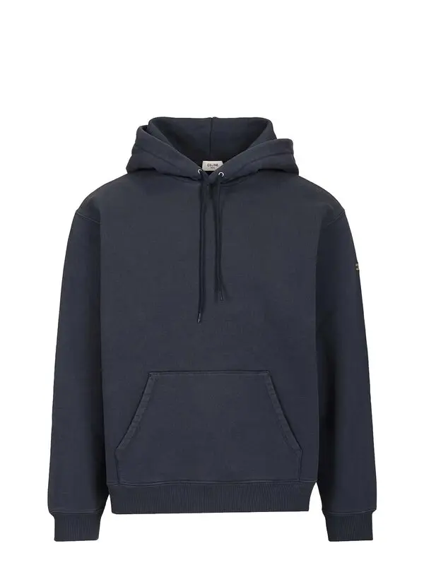 Celine Cotton Hoodie - Blue