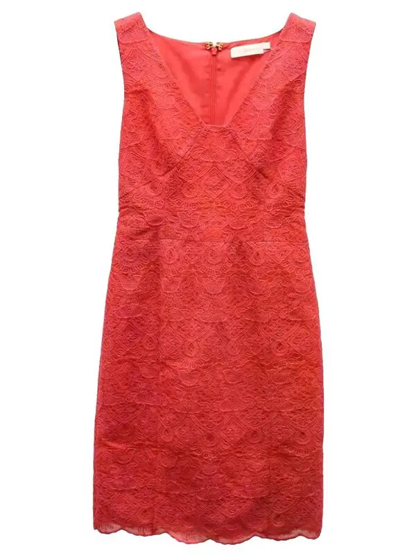 Tory Burch Cameron Lace Dress - Red