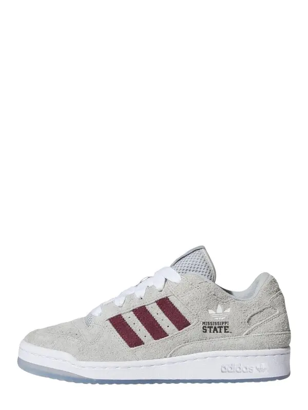 Adidas Forum Low Cl 'mississippi State - Light Grey/red/white