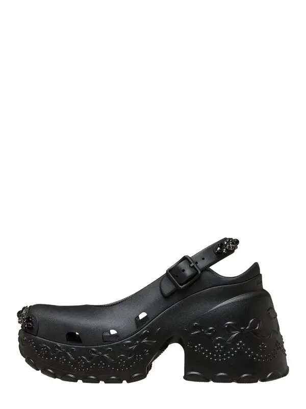 CROCS X Simone Rocha Ballerina Platform - Black