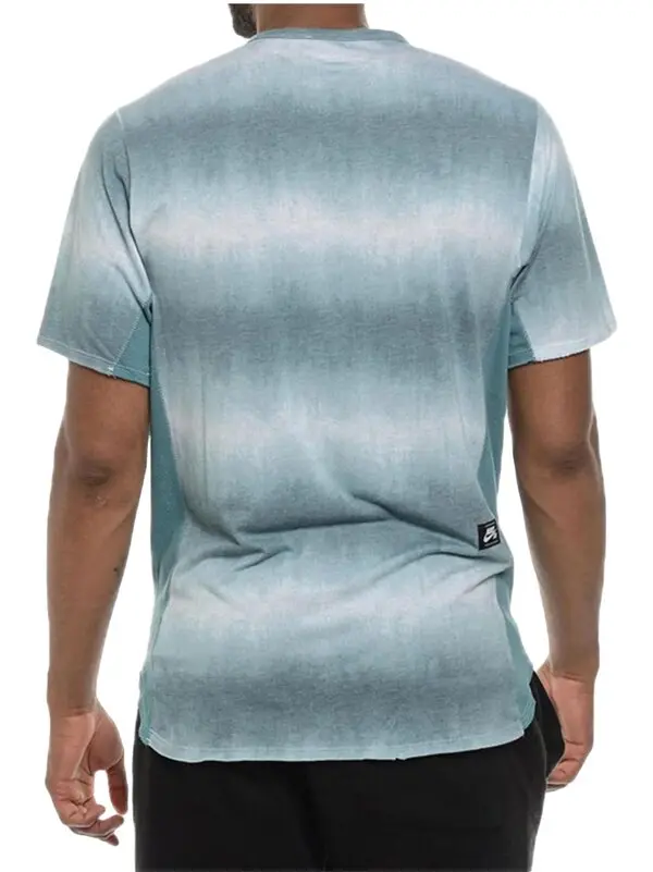 Nike Skyline Dip Fade Pocket T-shirt 'blue - Blue/white