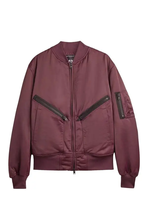 Adidas Y-3 Bomber Oversized Jacket - Shadow Maroon