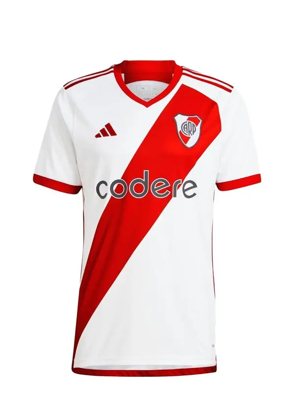 Adidas Club River Plate 23/24 Home Jersey Asia Sizing - White/red