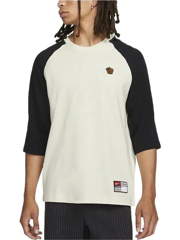 Nike Ss23 Logo T-shirt - Coconut Milk/black