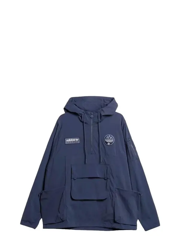 Adidas Todmorden Smock Jacket - Navy/white
