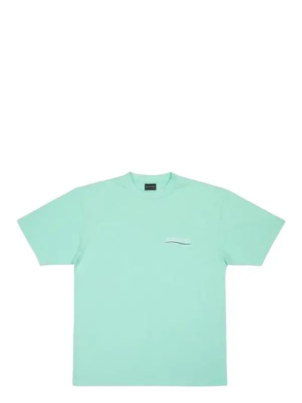 Balenciaga Political Campaign T-shirt Large Fit - Mint
