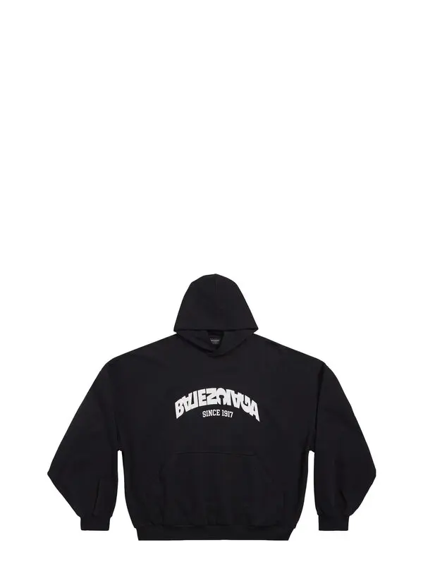 Balenciaga Oversized Hoodie - Black/white