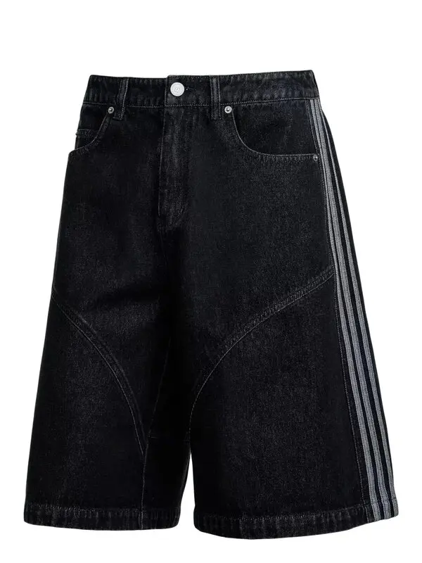 Adidas X Peaches Denim Shorts - Black