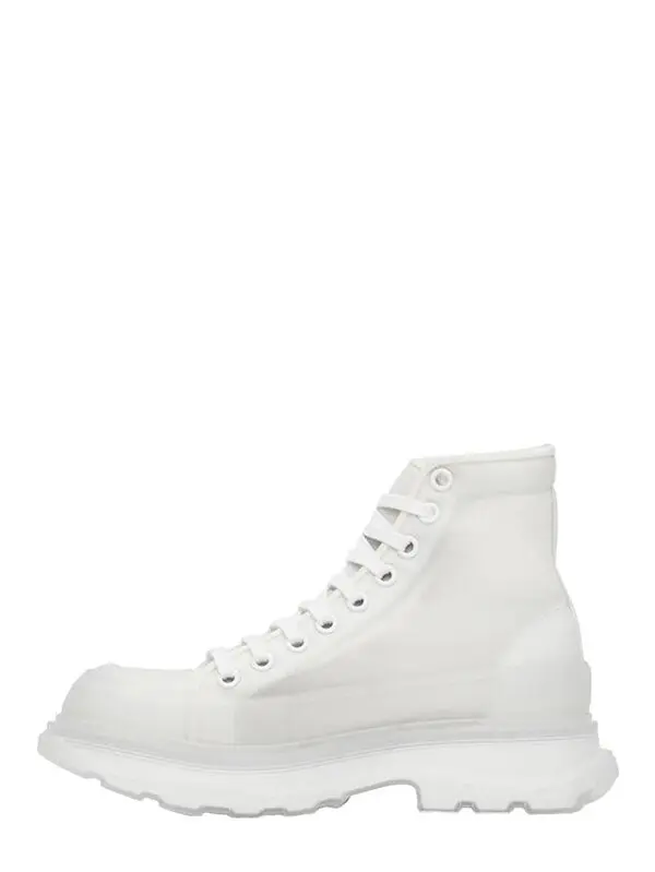 Alexander McQueen Tread Slick Boots 'clear - White