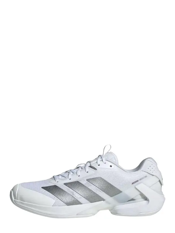 Adidas Adizero Ubersonic 5 Tennis Sneakers - Cloud White/tech Grey Metallic/maroon