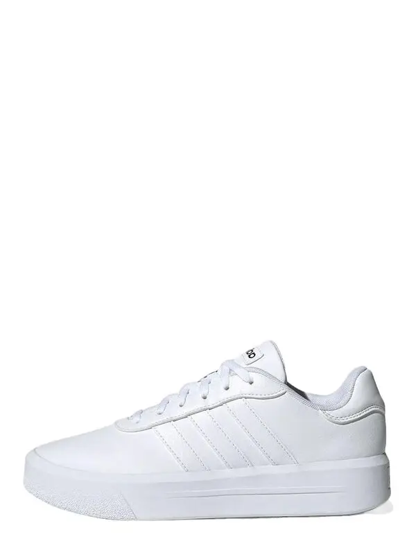 Adidas Court Platform Sneakers - Cloud White/cloud White/core Black