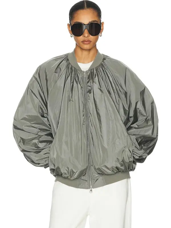 AGOLDE Raffi Bomber Jacket - Fern