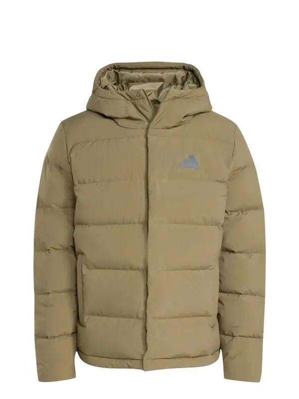 Adidas Hooded Down Jacket - Olive Strata
