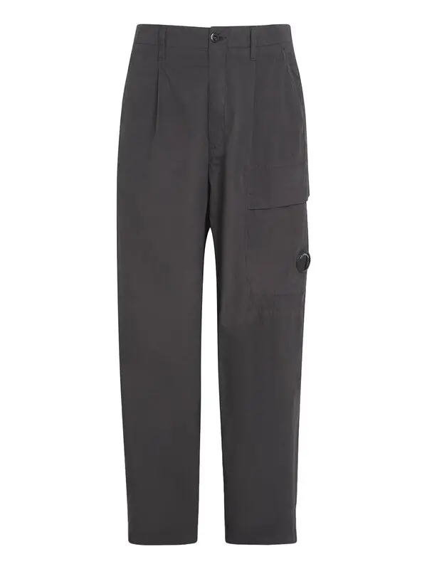 C.P. COMPANY Micro-reps Lens Cargo Trousers - Black