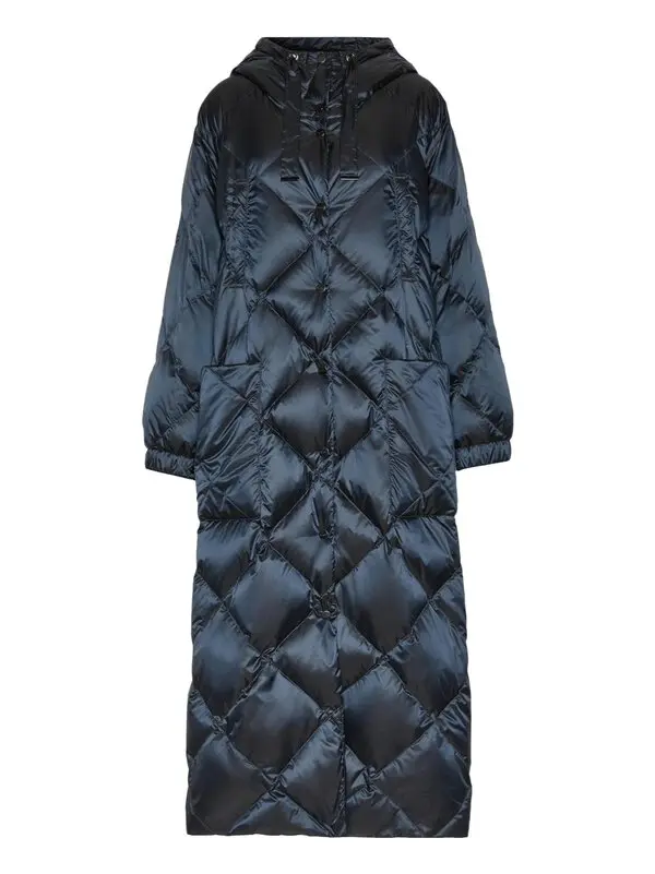 Max Mara Quilted Long-sleeve Hooded Down Jacket - No