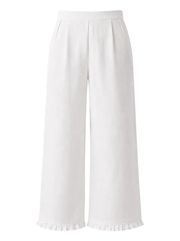 IMAURA Beyond The Wallflower Trousers Salt - White