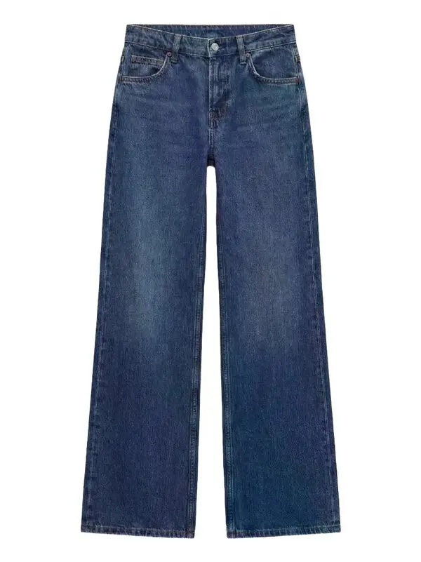 REFORMATION Cary Wide-leg Jeans - Blue