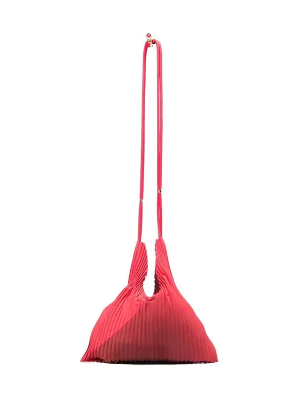 MULTITUDES BAGS Plissé-effect Shoulder Bag - Red